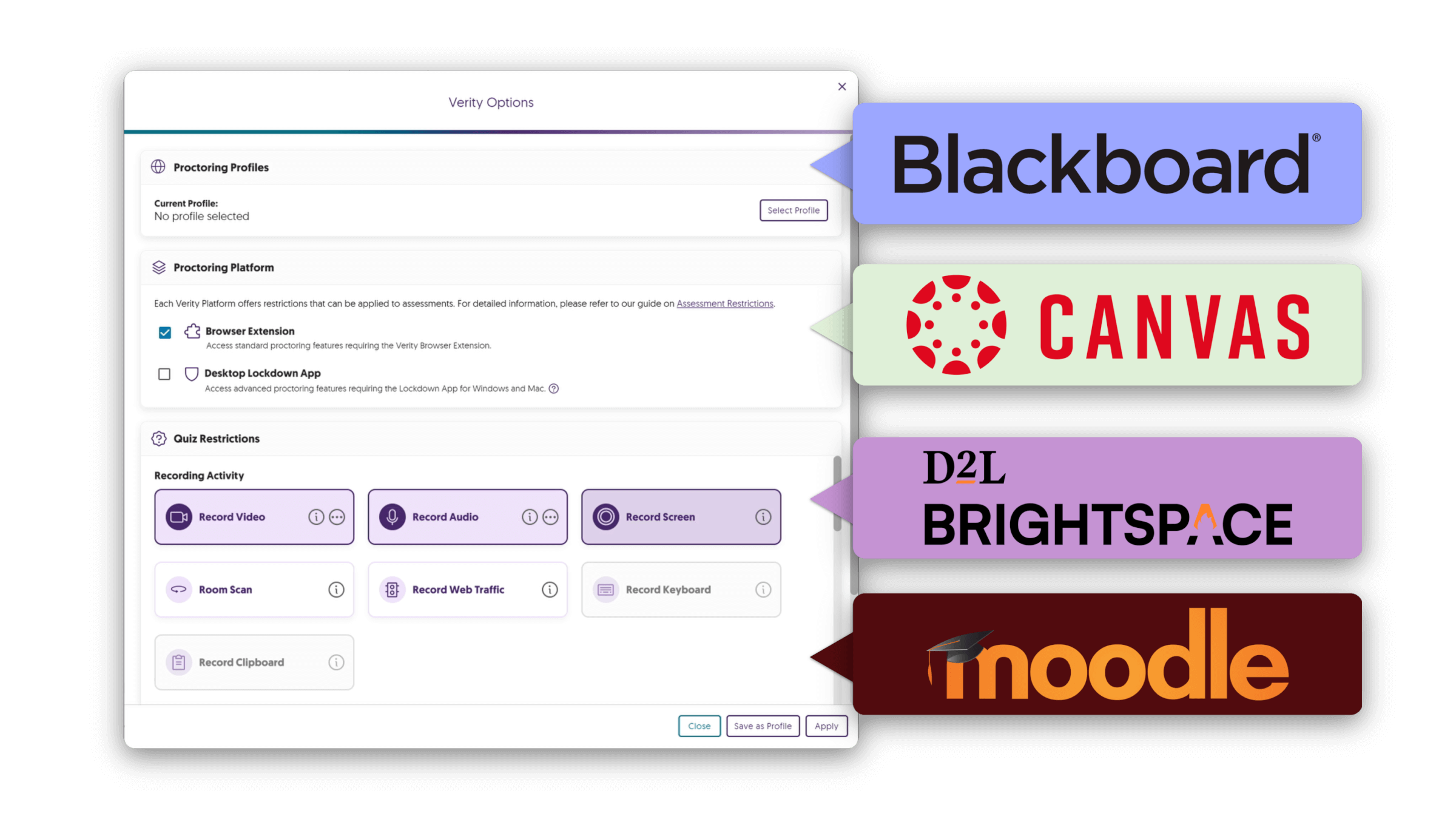 Proctoring Capabilities | YuJa Verity Test Proctoring Platform | YuJa ...